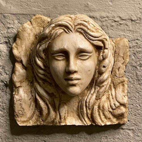 Euphrosyne Wall Sculpture Wall Art Greek Goddess - Etsy