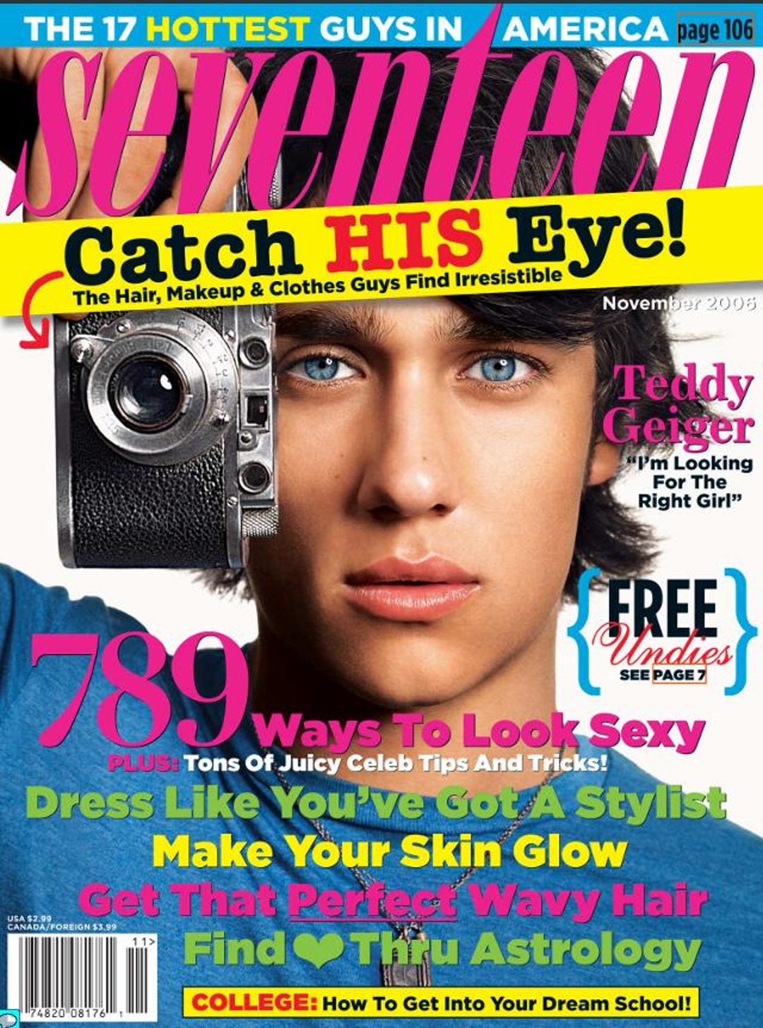 Seventeen Magazine Nov 2006 – Vintage Digital Download – PDF Back Issue ...