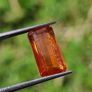 KYANITE Crystal - Rare Orange Kyanite Faceted Crystal - Kyanite Loose ...