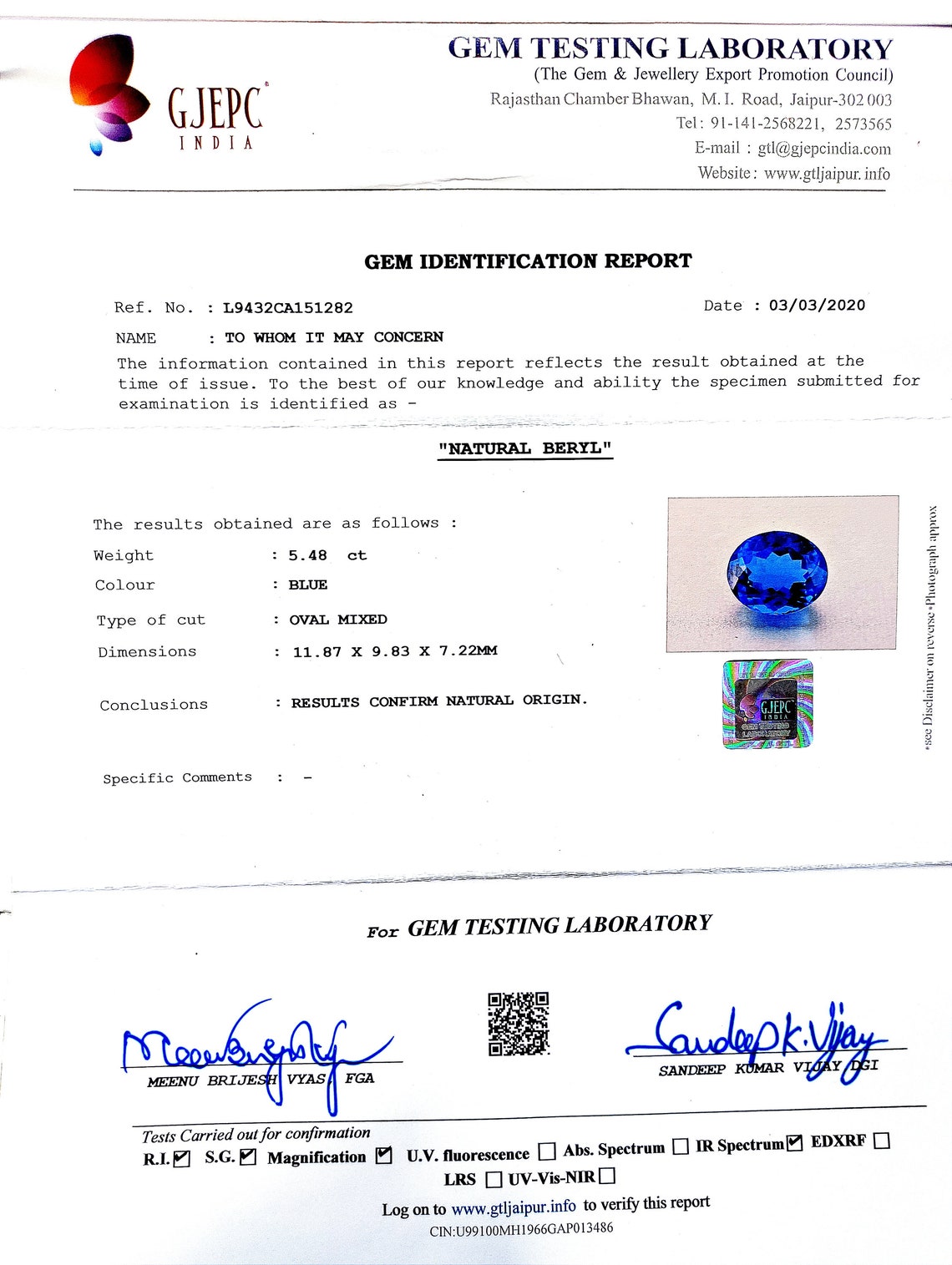 RARE MAXIXE BERYL Certified Natural Rare Maxixe Blue Beryl | Etsy