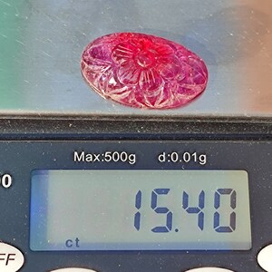 Beautiful.!mozambique Ruby Carving - Natural Heated Ruby Stone ...