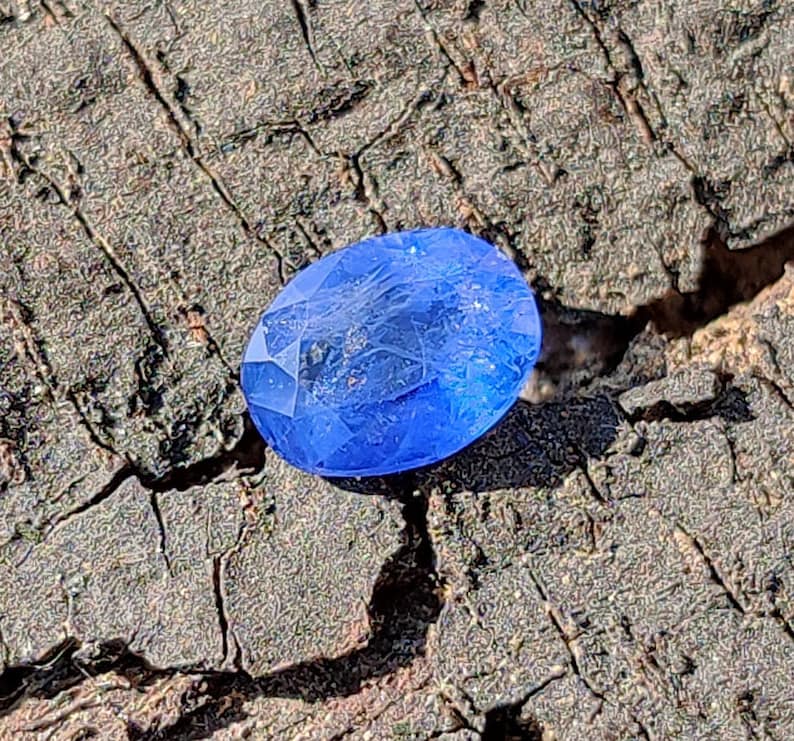 Amazing Quality.! Kashmir Blue Sapphire Faceted - Natural Heated Jammu ...