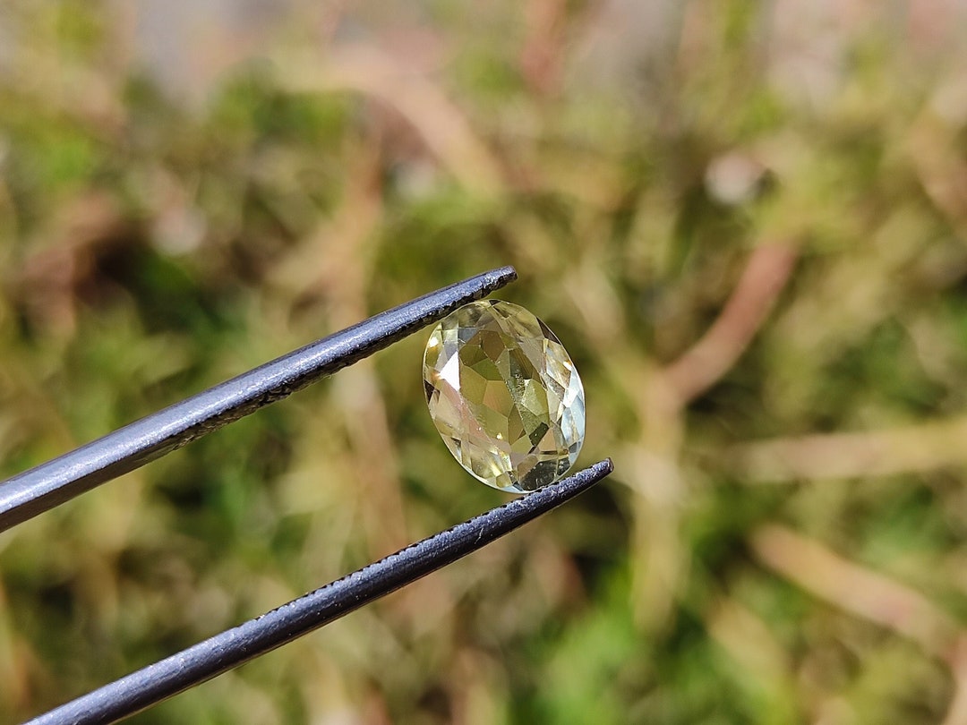 SILLIMANITE Faceted Crystal - Fibrolite Bio Color Clean Sillimanite ...