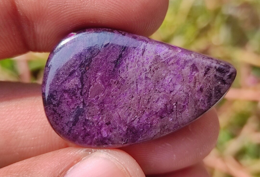 RARE SUGILITE CRYSTAL Natural Gel Sugilite Smooth Cabochon - Etsy