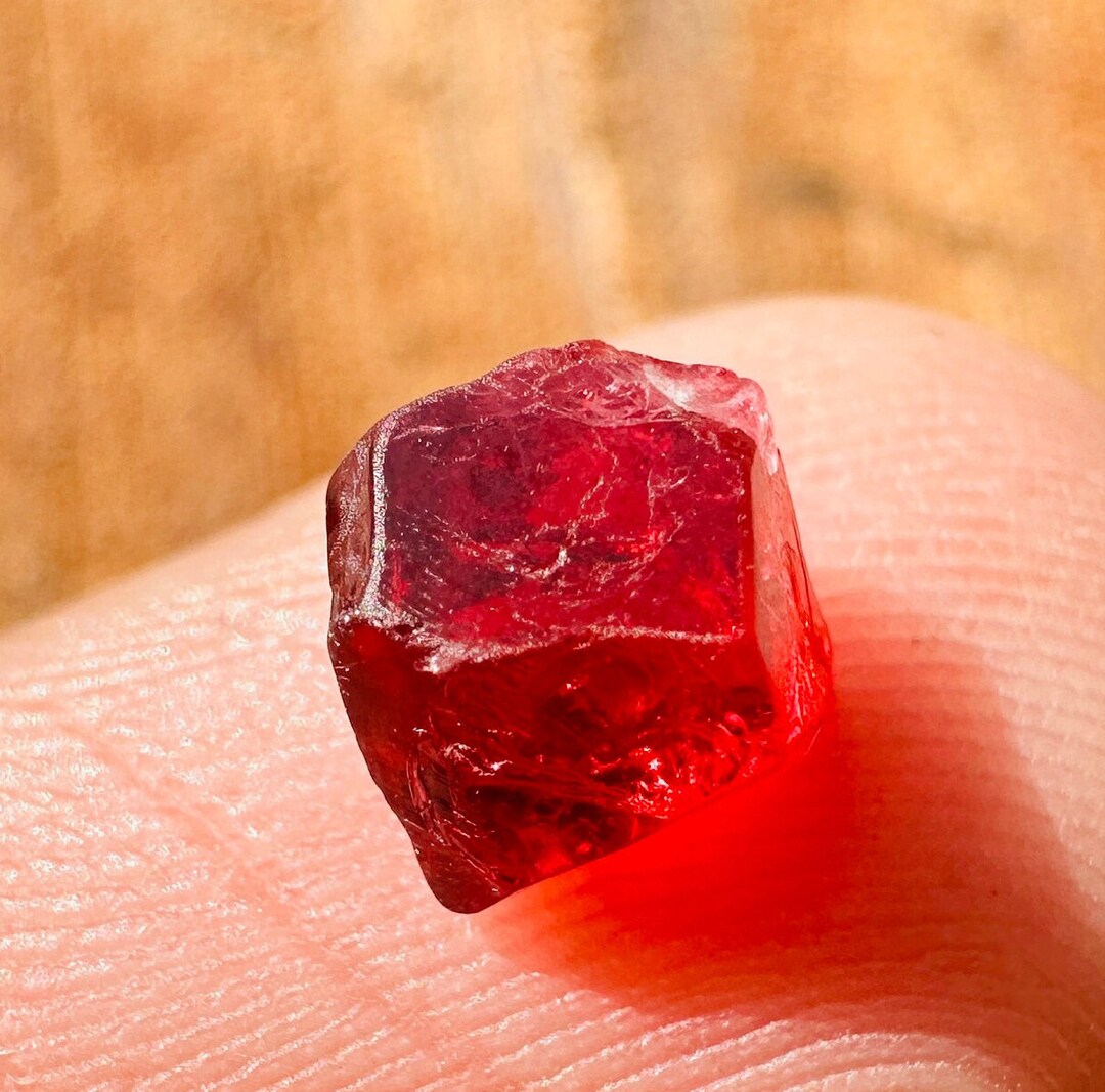 Amazing.! Pigeon Red Spinel Raw - Burmese Red Spinel Stone - Healing ...