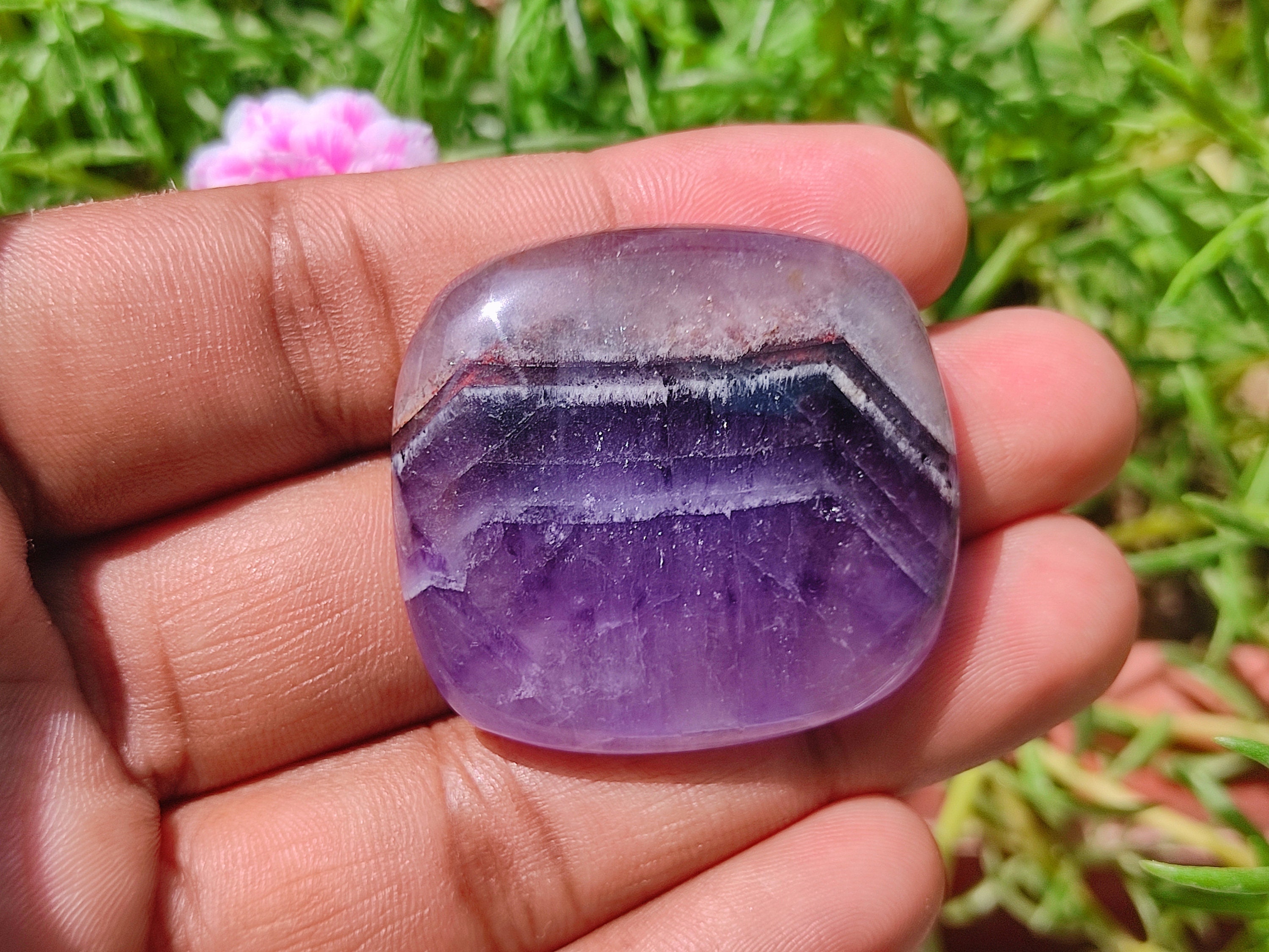 PORTAL AMETHYST CRYSTAL Natural Phantom Amethyst Cabochon - Etsy UK
