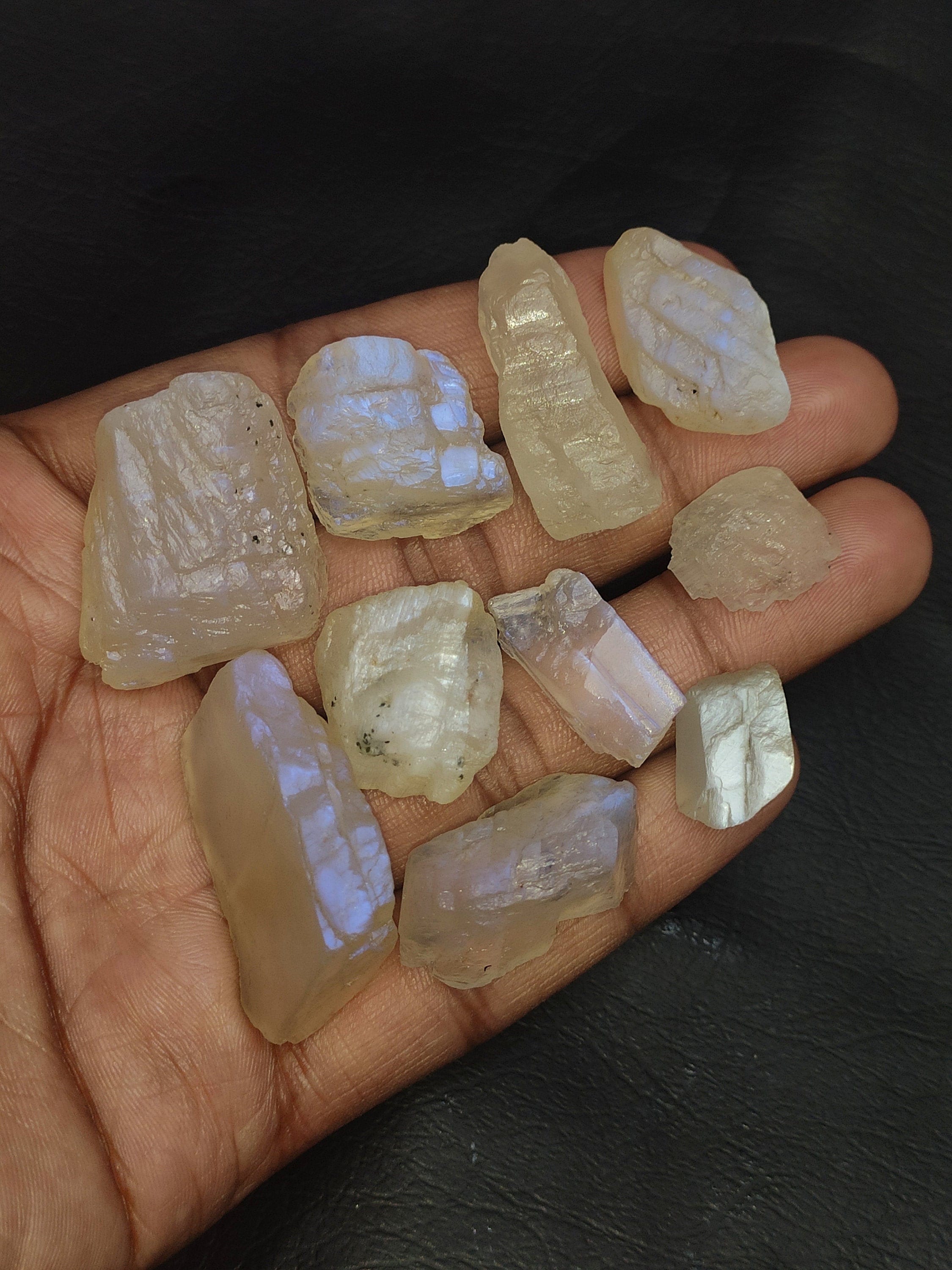 AFRICAN MOONSTONE CRYSTAL - Natural Rainbow Moonstone Raw Crystal ...