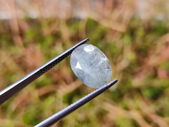 SAPPHIRE Rainbow Flashy Effect Natural African Sapphire | Etsy