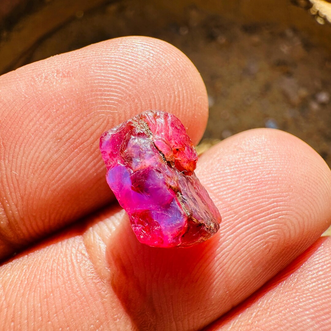Unheated.! Ruby Rough Stone - Natural Raw Ruby Stone - Healing Crystal ...
