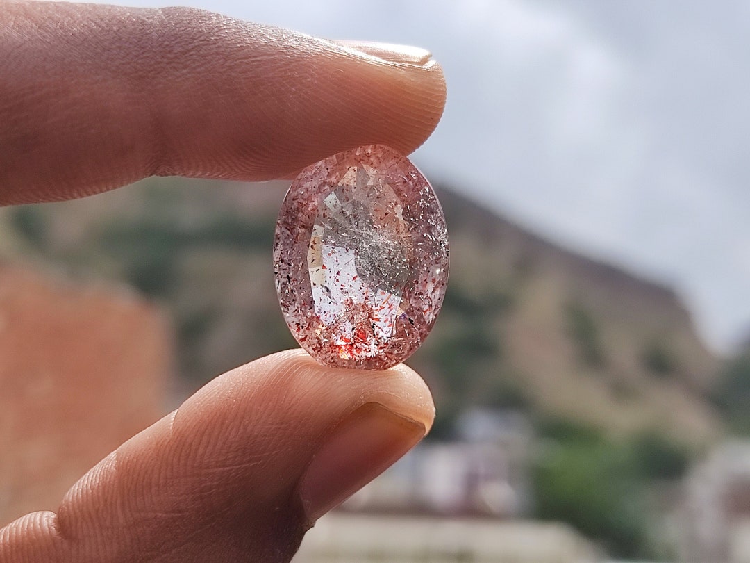 SUPER SEVEN QUARTZ Crystal - Natural Super 7 Quartz Faceted Gemstone ...