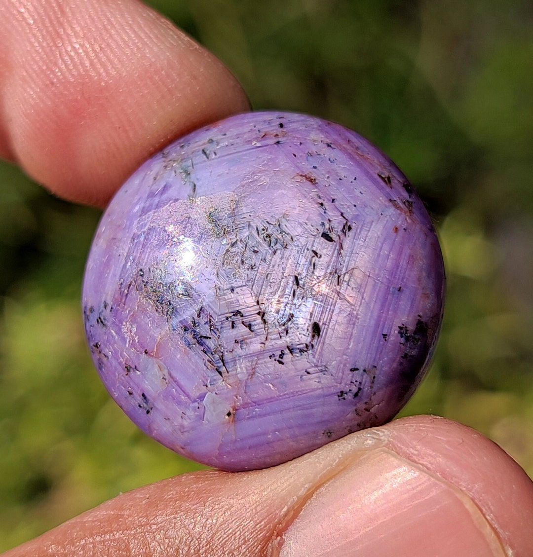 Flashy STAR RUBY Cabochon - Natural Flashy Star Ruby - Smooth Cabochon ...