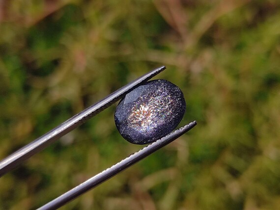 RAINBOW Flashy IOLITE Rainbow Iron Inclusion Natural - Etsy