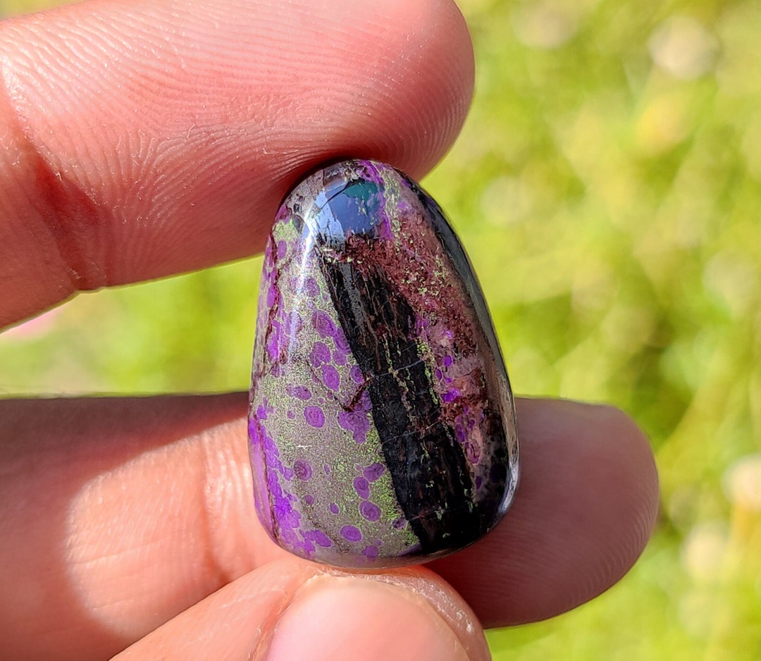 RARE SUGILITE CRYSTAL Natural Gel Sugilite Smooth Cabochon, Wholesale ...