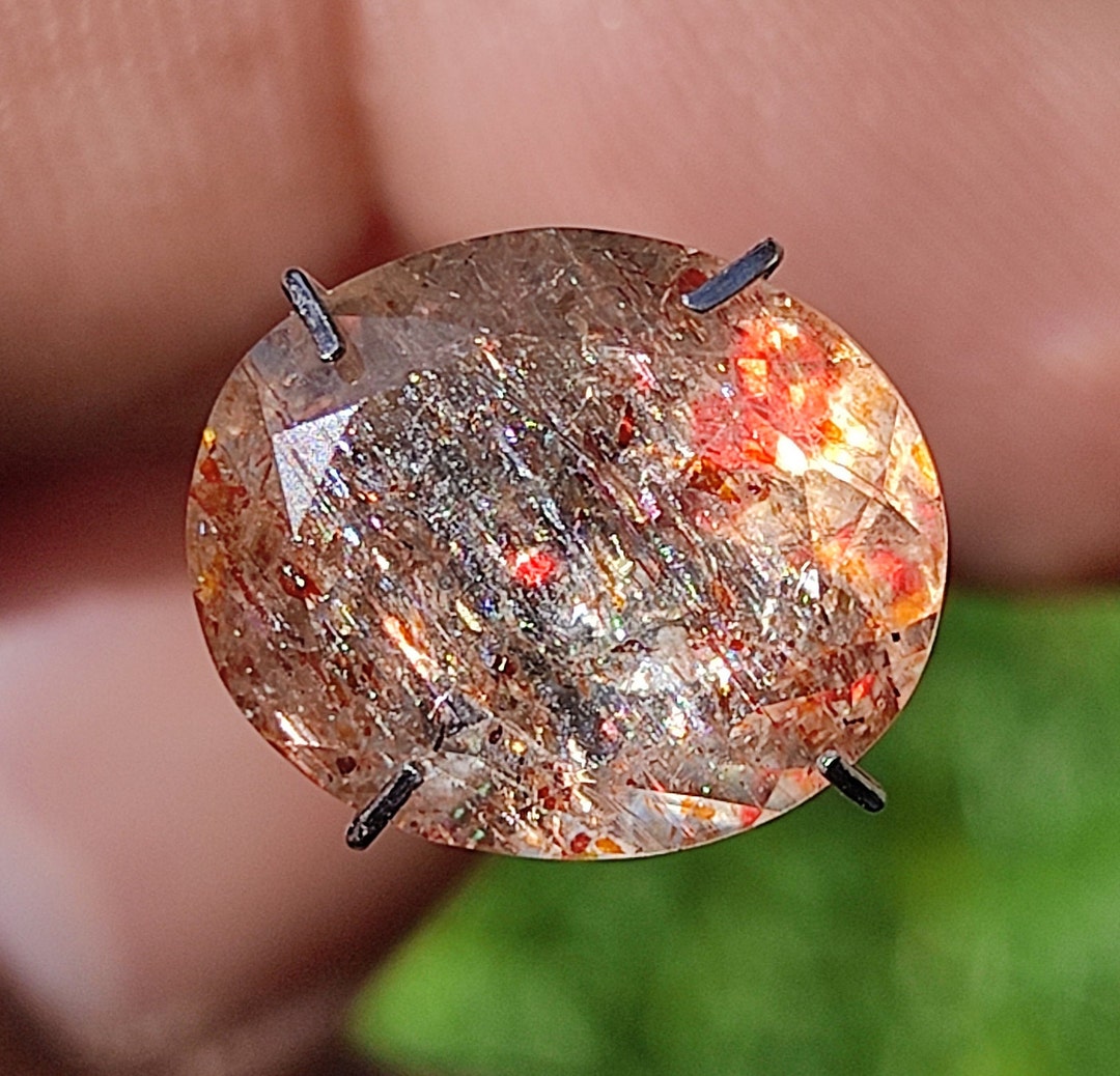 RAINBOW CONFETTI Sunstone High Grade Sunstone - Etsy