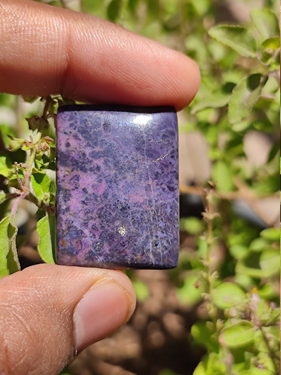 RARE SUGILITE CRYSTAL Natural Gel Sugilite Smooth Cabochon - Etsy