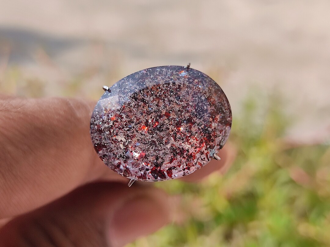 SUPER SEVEN QUARTZ Crystal - Natural Super 7 Quartz Faceted Gemstone ...