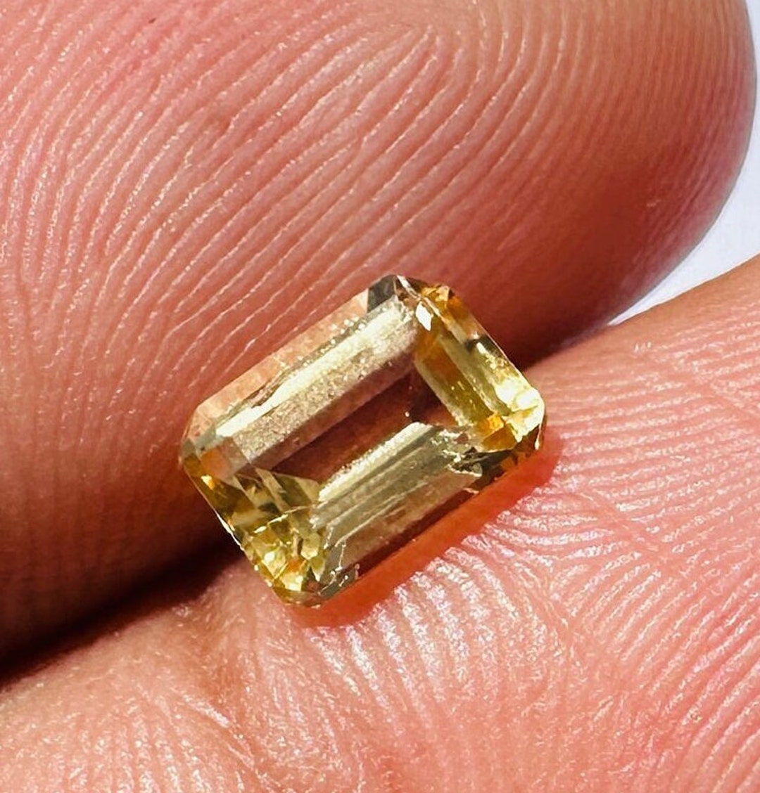 RARE. Unheated Imperial Topaz Faceted Natural Brazilian High Quality ...
