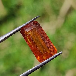 KYANITE Crystal - Rare Orange Kyanite Faceted Crystal - Kyanite Loose ...