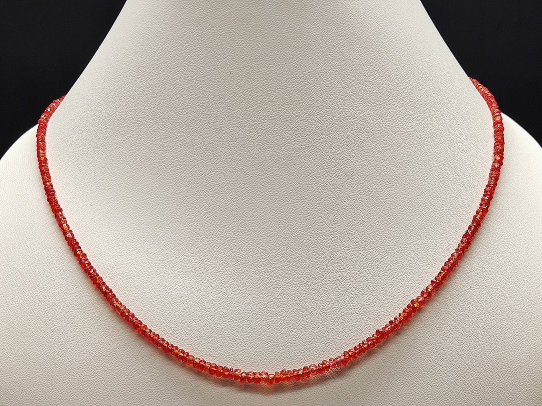 PADPARASCHA SAPPHIRE CRYSTAL - Natural Padparadscha Sapphire Beads ...