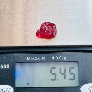 Amazing. Pigeon Red Spinel Raw Burmese Red Spinel Stone Healing Crystal ...