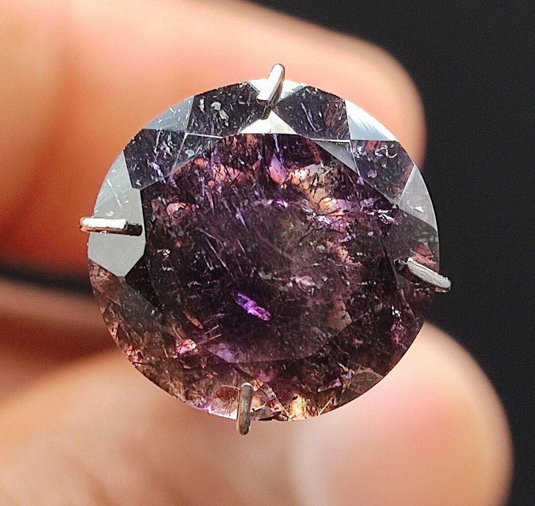 RARE SUPER SEVEN Amethyst Quartz-natural Super 7 Amethyst Quartz ...