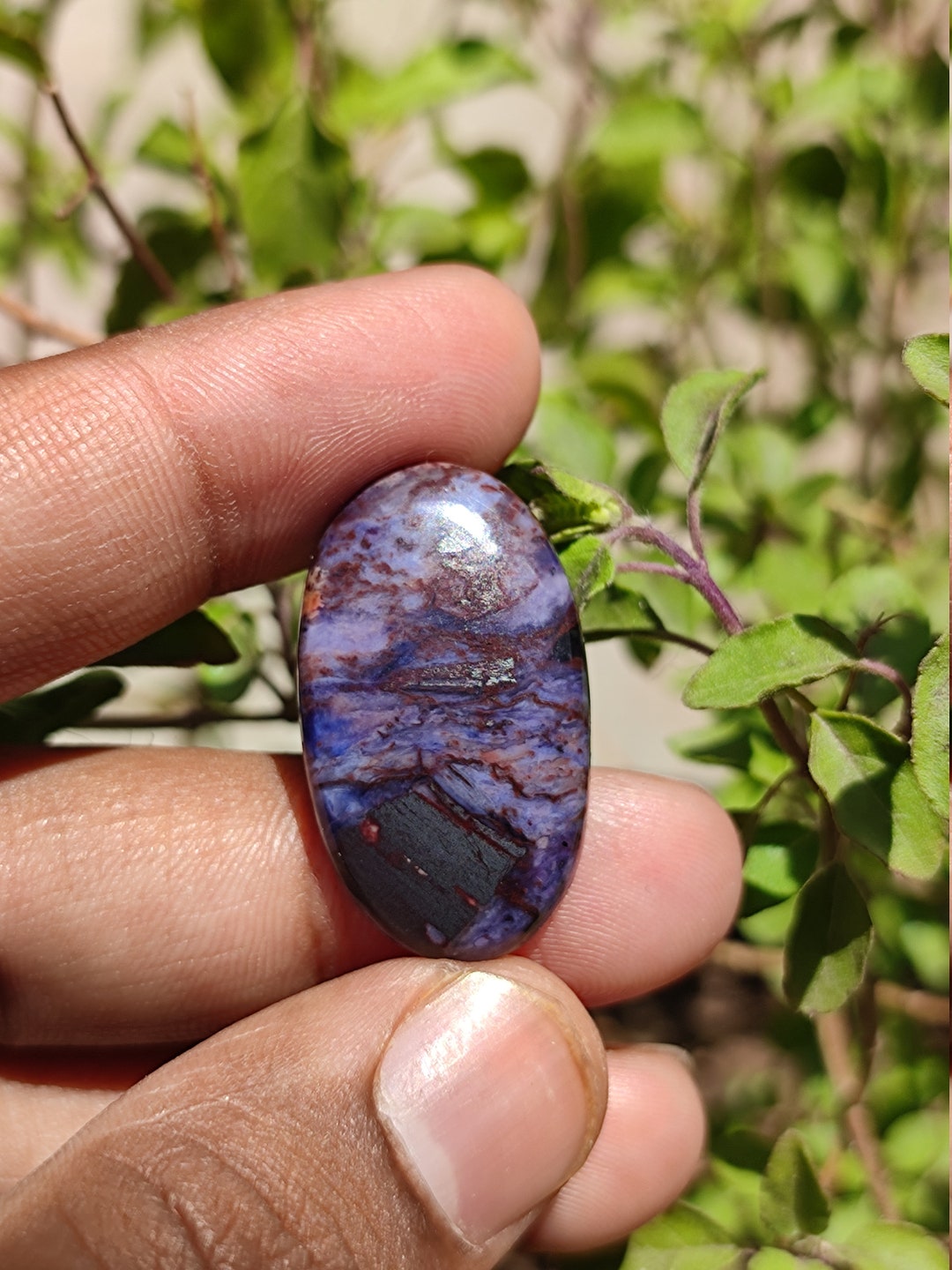 RARE SUGILITE CRYSTAL - Natural Gel Sugilite Smooth Cabochon, Wholesale ...