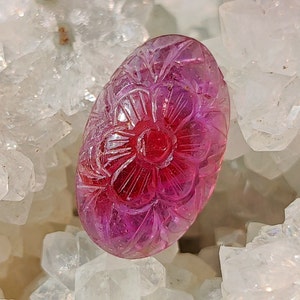 Beautiful.!mozambique Ruby Carving - Natural Heated Ruby Stone ...