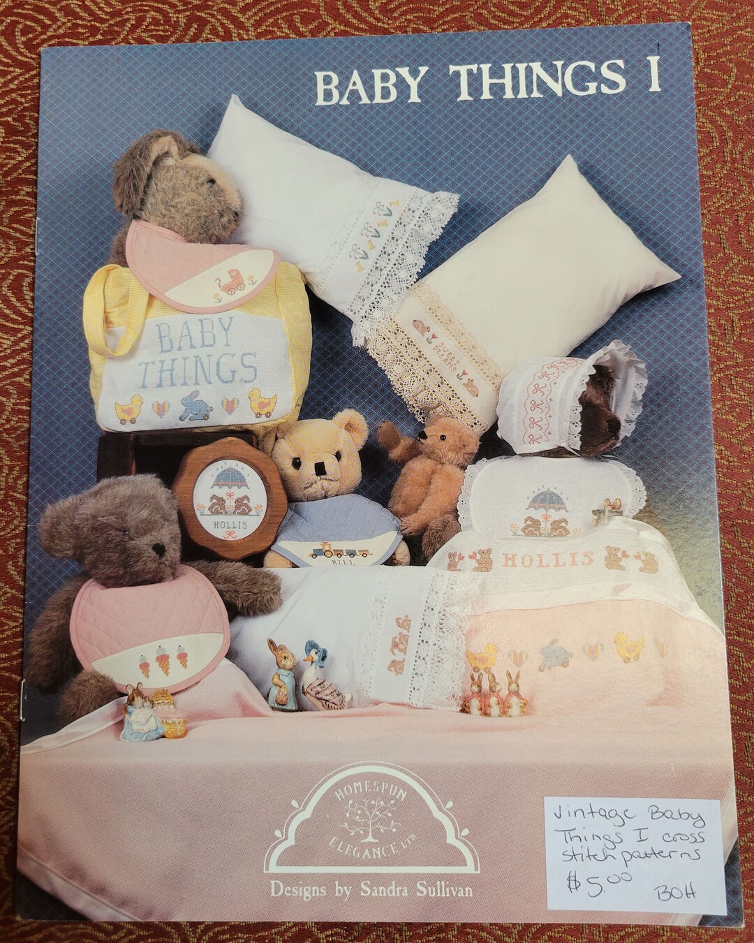 Vintage 1989 Baby Things I Cross Stitch Designs by Sandra Sullivan for ...