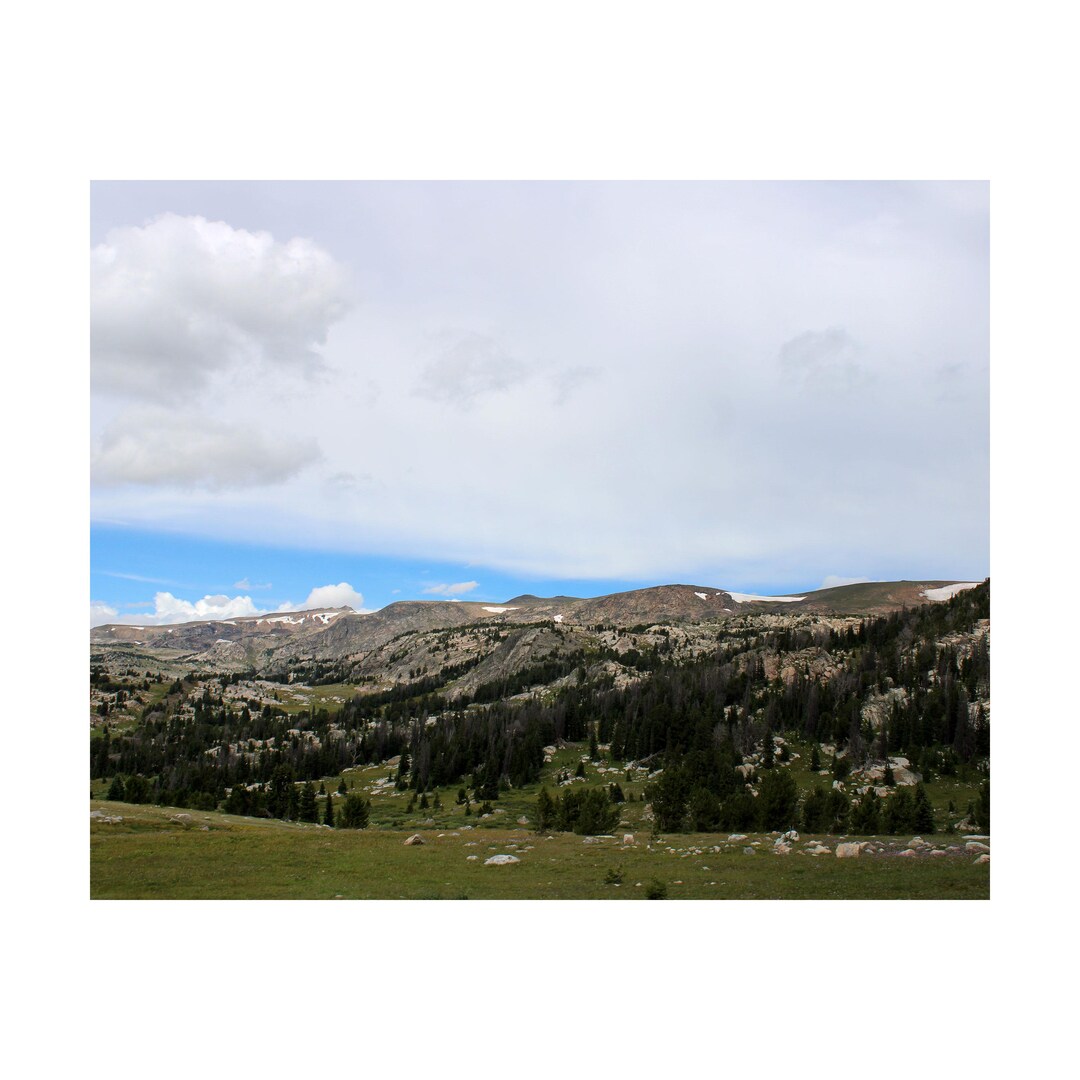Digital Download Edge of the Absaroka-beartooth Mountains From Wyoming ...