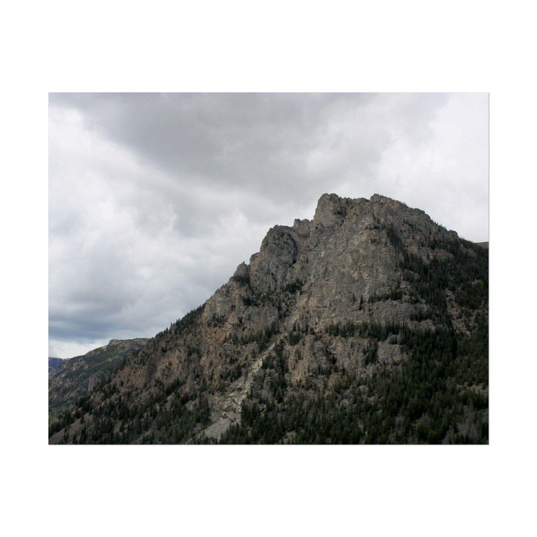 Absaroka-beartooth Mountains Color Photography Poster Print Original ...