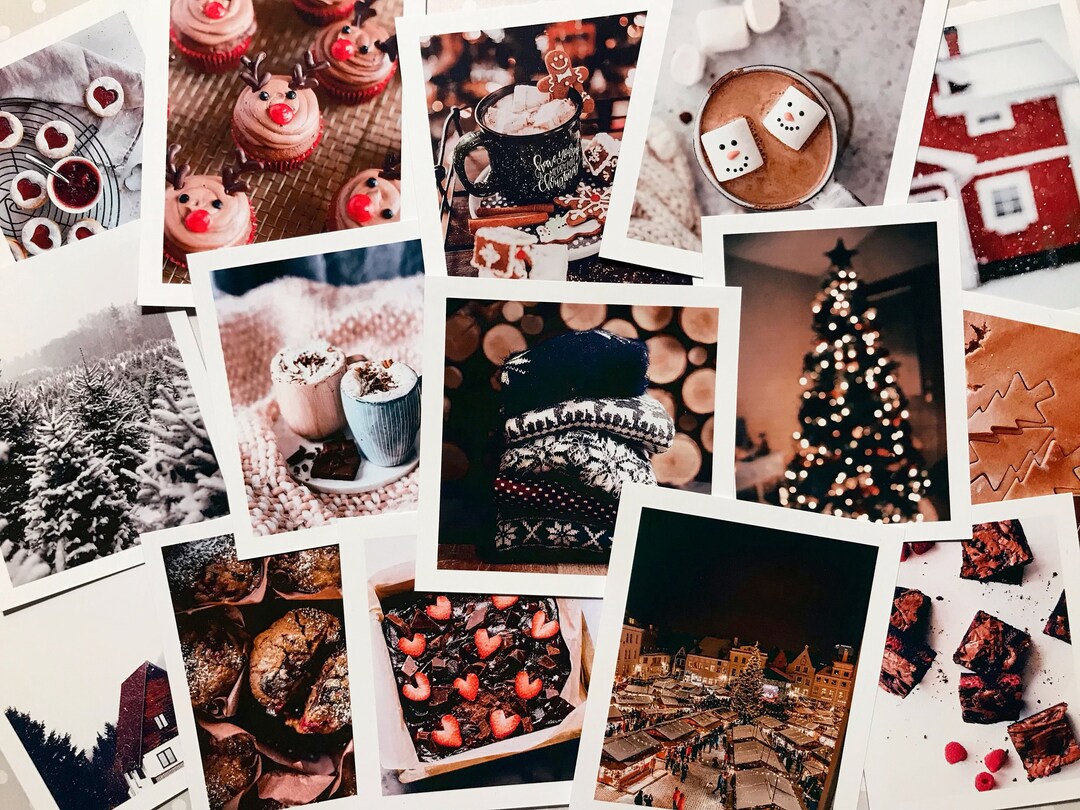 15 Pcs Winter Polaroid Photos Christmas Edition - Etsy