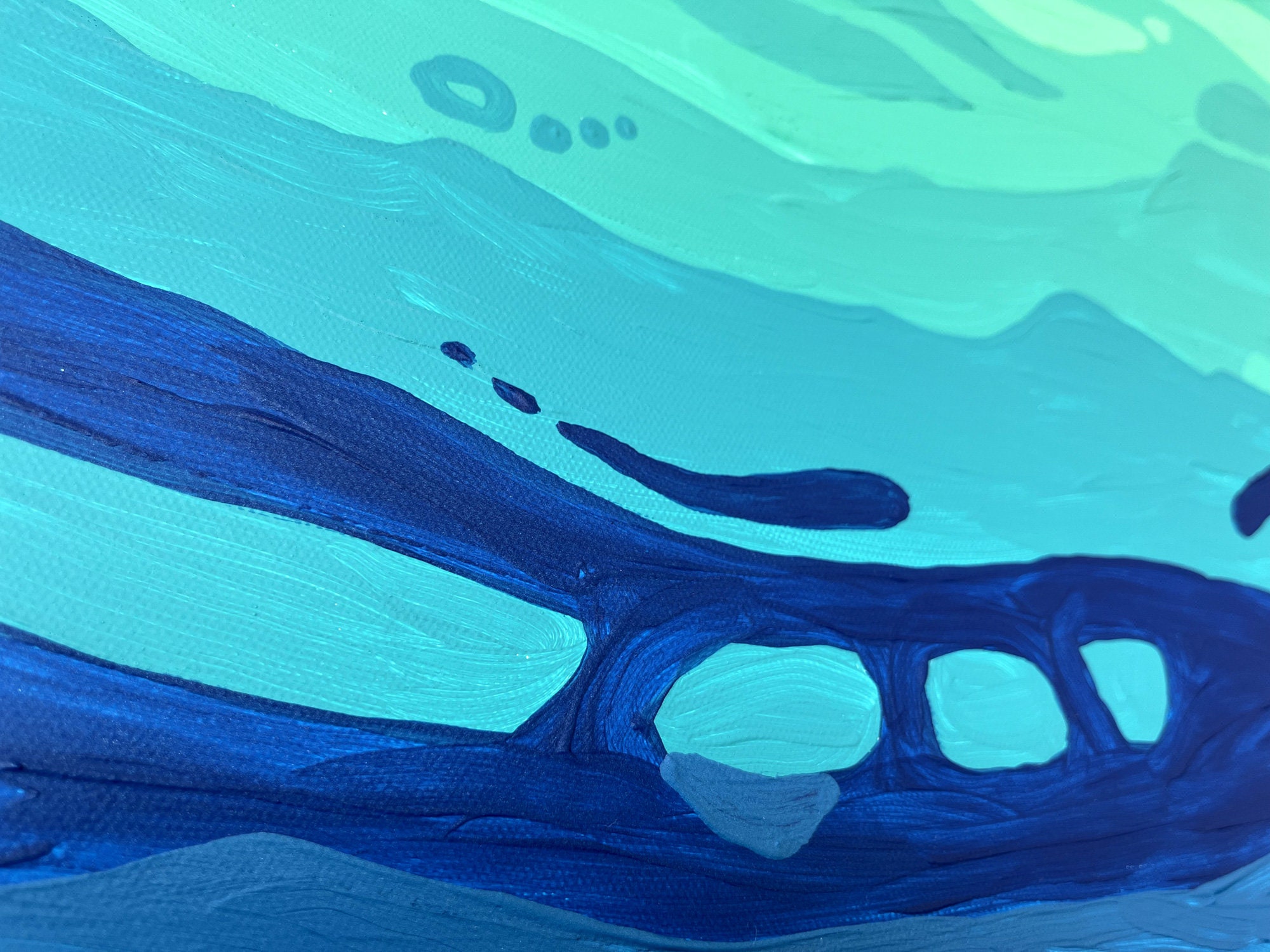 LOVE Theme- Original Abstract Painting- Seascape- Vacation- Sunglasses ...