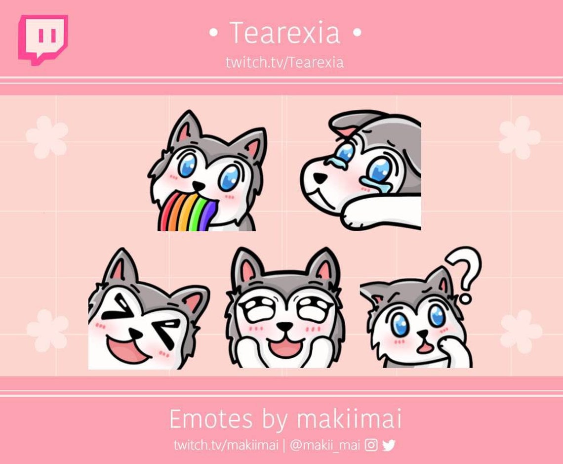Custom Pet Twitch Emotes | Etsy