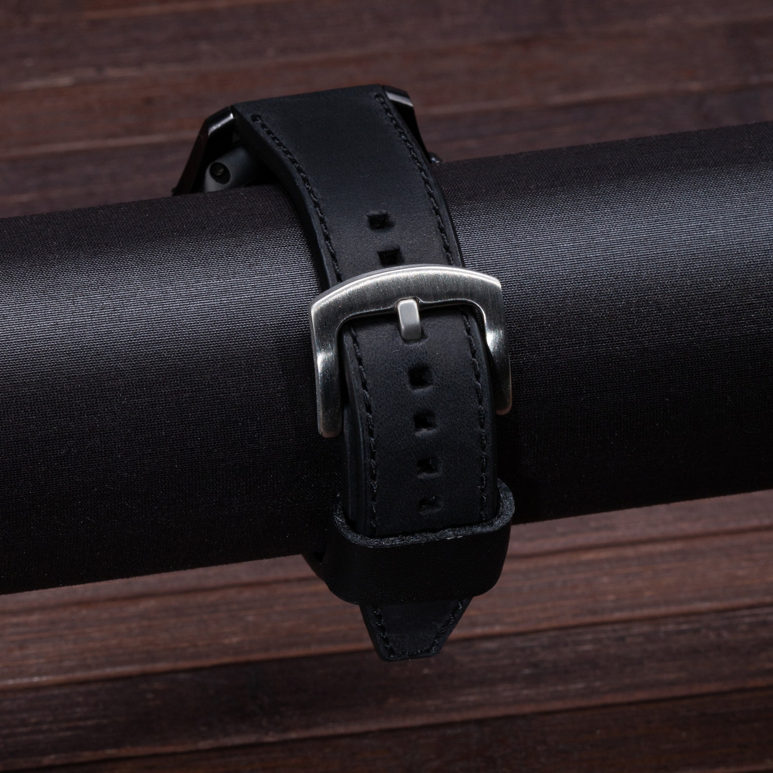 Leather Watch Strap, Compatible With Apple Watch, Custom Engraved Strap ...