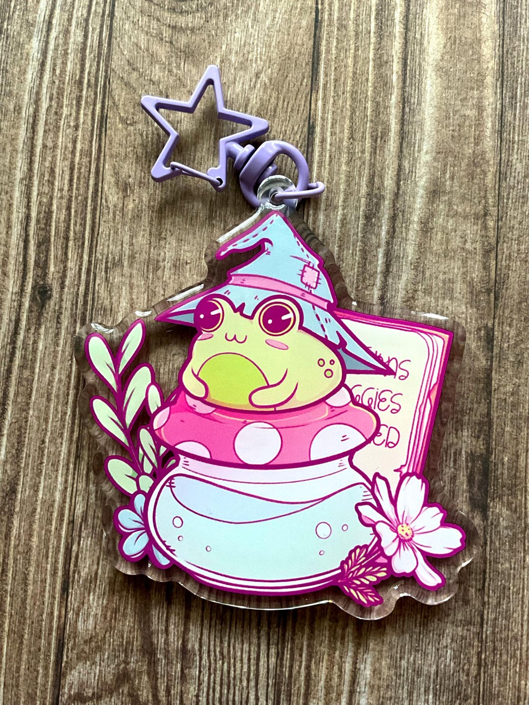 Frog Wizard Charm | Fantasy, Cottagecore, Kawaii | - Etsy