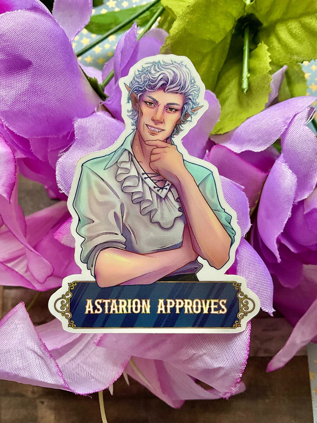 Sad Vampire Man Dungeons and Dragons, Vinyl Sticker - Etsy