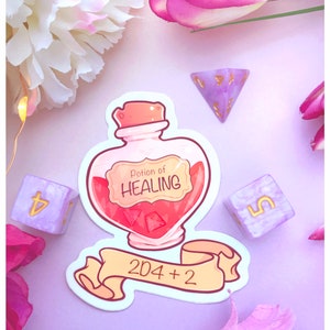 Dungeons and Dragons Inspired Tabletop Rpg Healing Potion - Etsy
