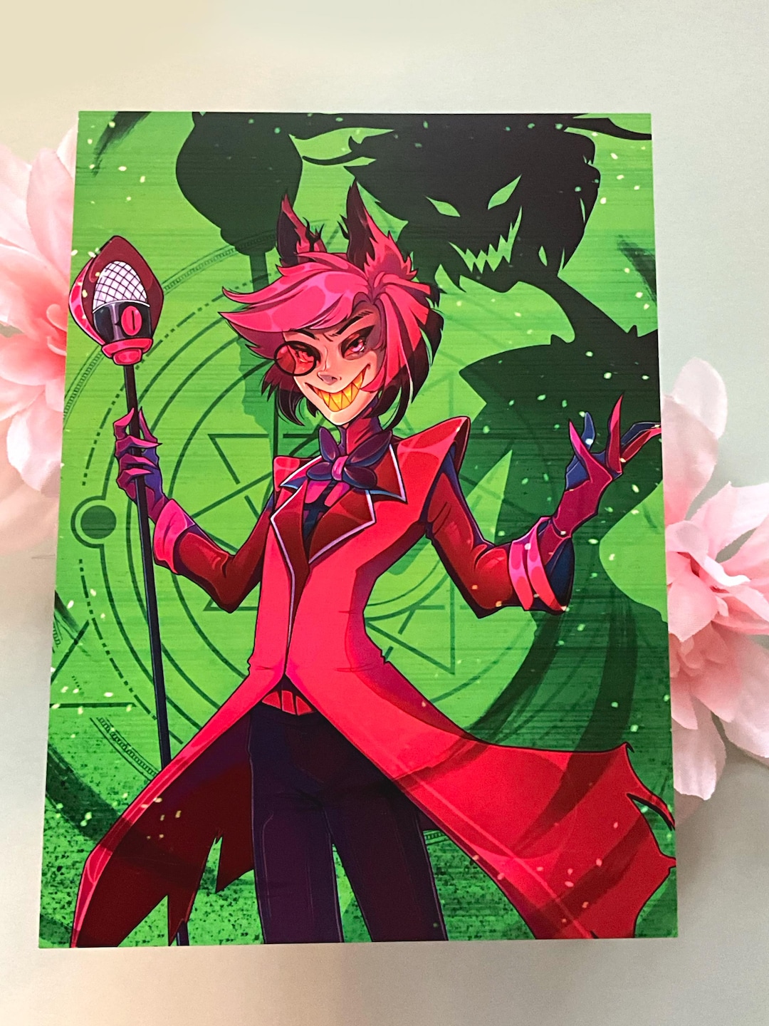 Alastor Art Print Hazbin Hotel, Radio Demon - Etsy Australia
