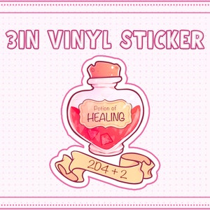 Dungeons and Dragons Inspired Tabletop Rpg Healing Potion - Etsy