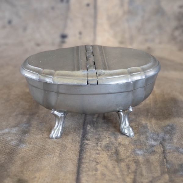 Pewter Jewelry Box - Etsy