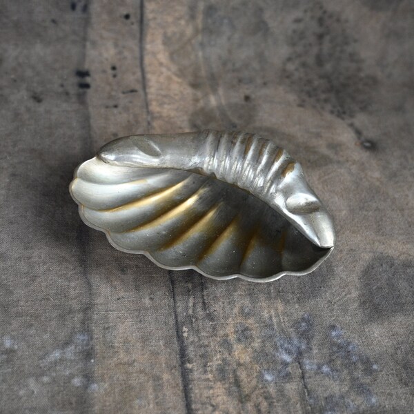 Brass Shell Dish - Etsy