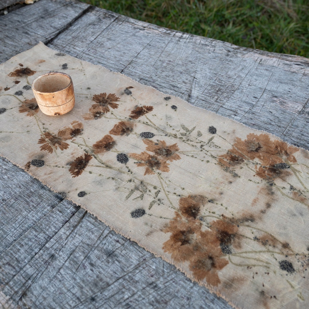 Handmade Tea Runner Chabu for Gongfu Tea Ceremony Linen Tarot Cloth ...