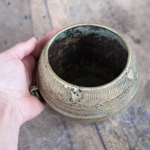 Witches Metal Cauldron Antique Offering Bowl Incense Burner Wiccan ...