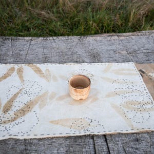 Triple Moon Altar Cloth Goddess Mystical Botanical Tarot Cloth Earthy ...