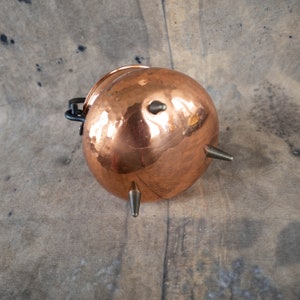 Vintage Copper Cauldron - Witch Spell Pot - Rustic Offering Bowl ...