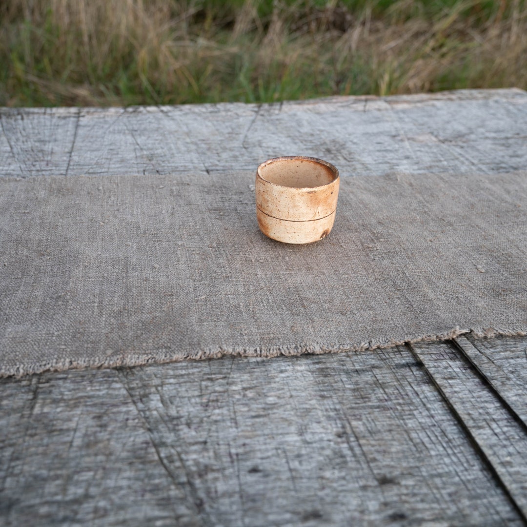 Linen Tea Runner Chabu Ceremonial Tea Mat Naturally Dyed Altar Cloth ...