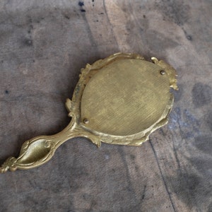Hand Held Mirror Antique Hand Mirror Victorian Ornate Gold Mirror - Etsy