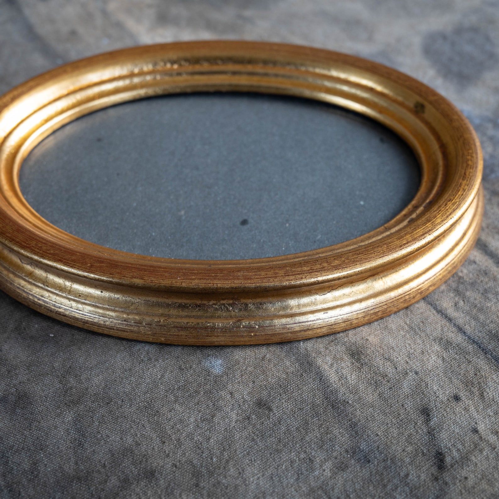 Gold Oval Frame Vintage Gilded Photo Frame Oval Wood Decor - Etsy