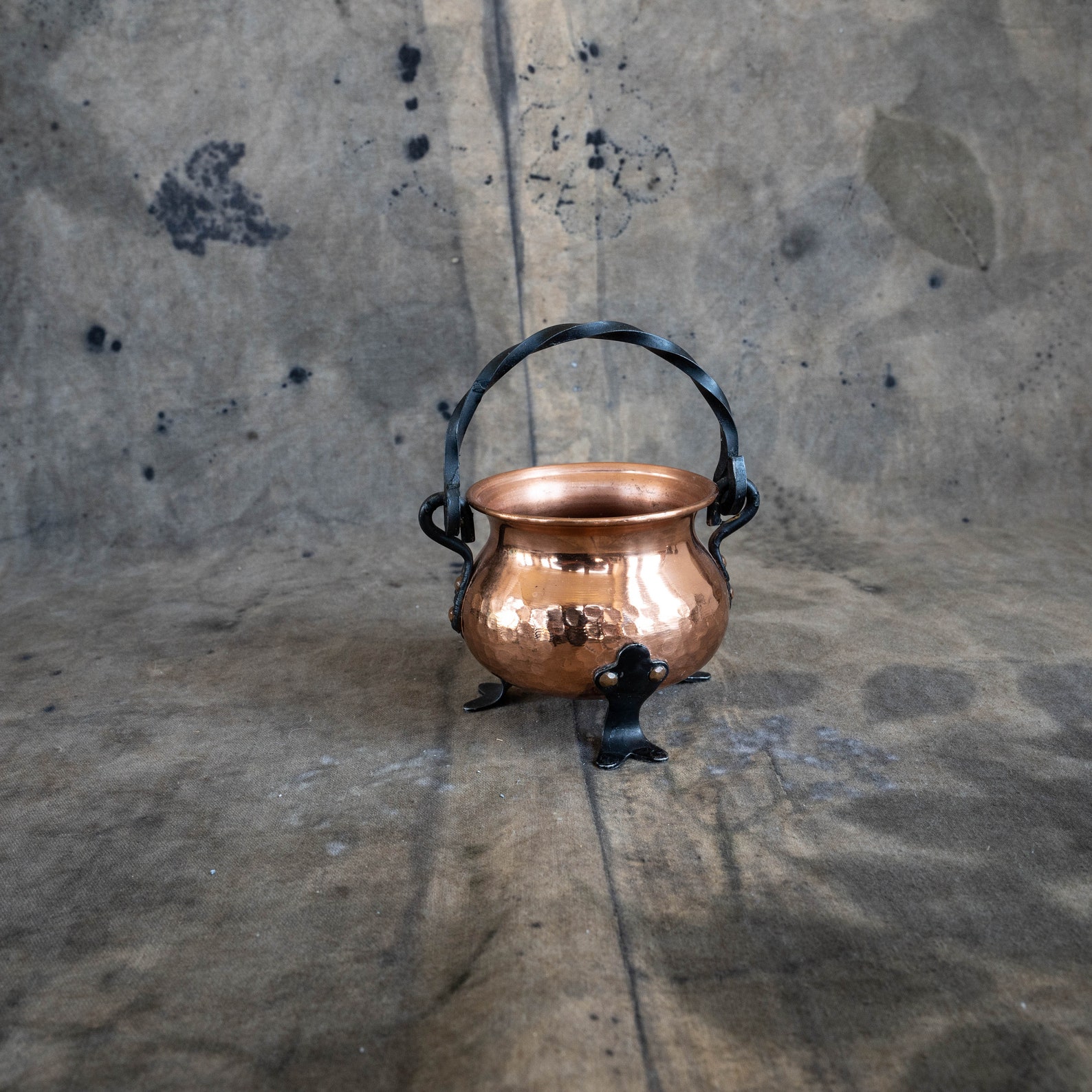 Mini Copper Cauldron Vintage Witch Pot Offering Bowl - Etsy
