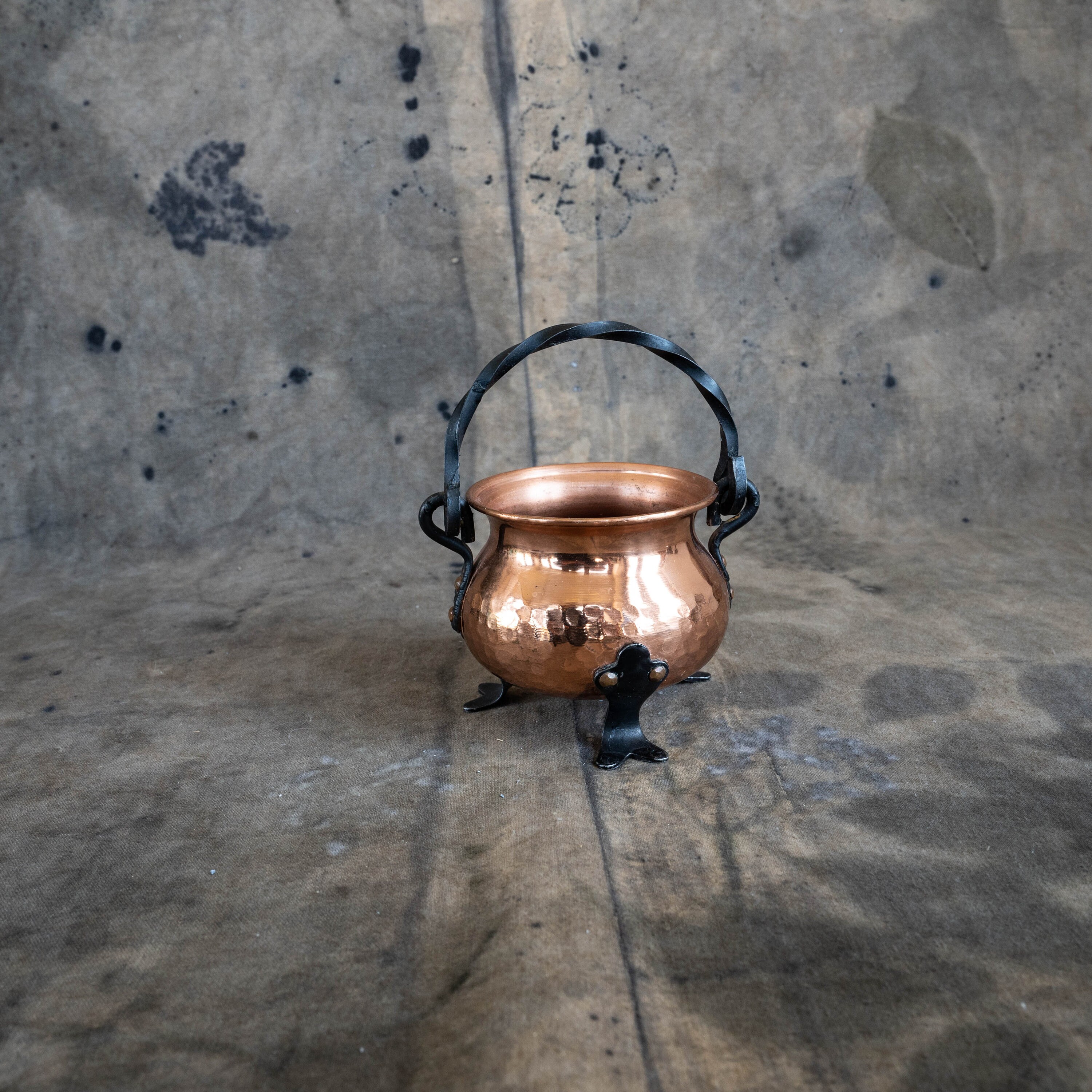 Mini Copper Cauldron Vintage Witch Pot Offering Bowl - Etsy
